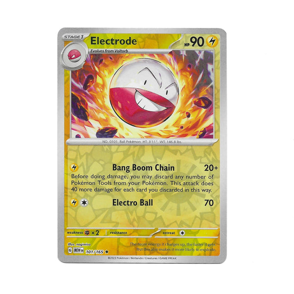 Electrode Reverse Holo 101/165 – Mochi Pals