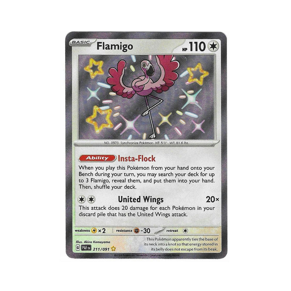 Shiny Flamigo 211/091 - Shop Pokemon Cards – Mochi Pals