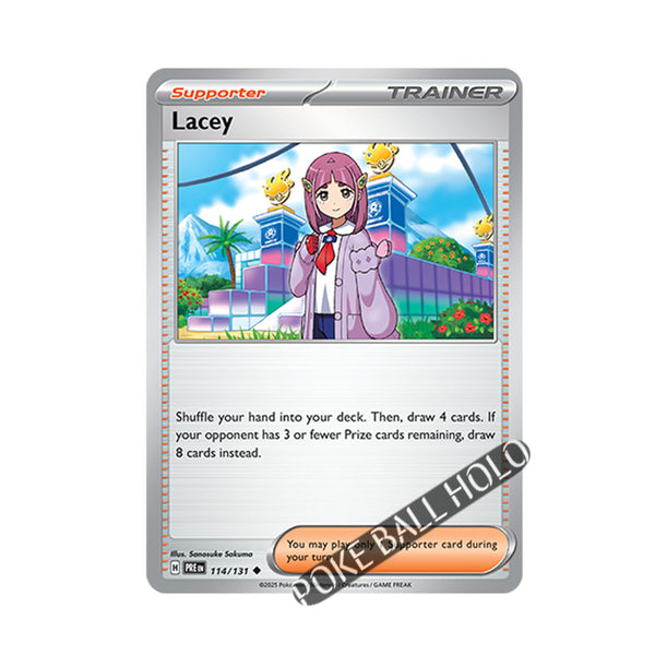Lacey Poke Ball Holo 114/131 - Shop Pokemon Cards – Mochi Pals