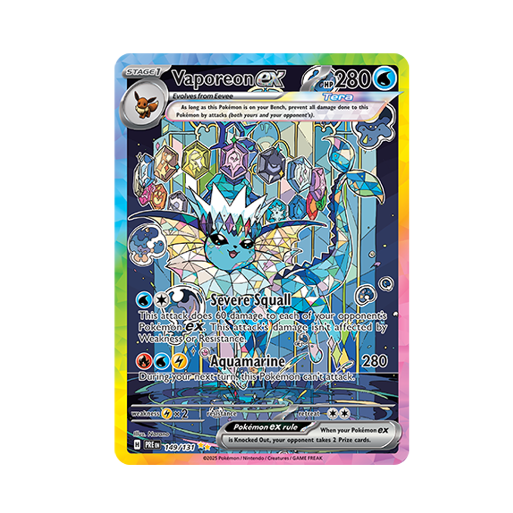 Vaporeon ex 149/131 – Mochi Pals