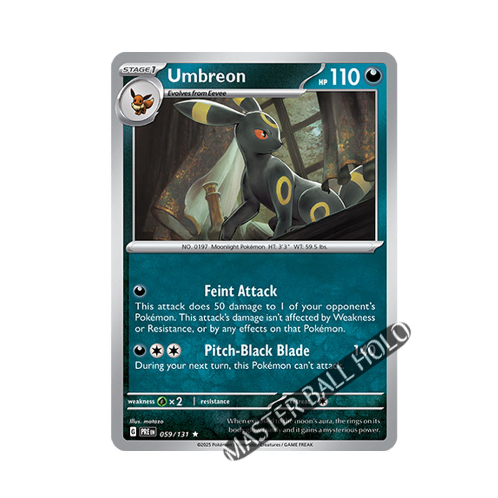 Umbreon Master Ball Holo 059/131 - Shop Pokemon Cards – Mochi Pals