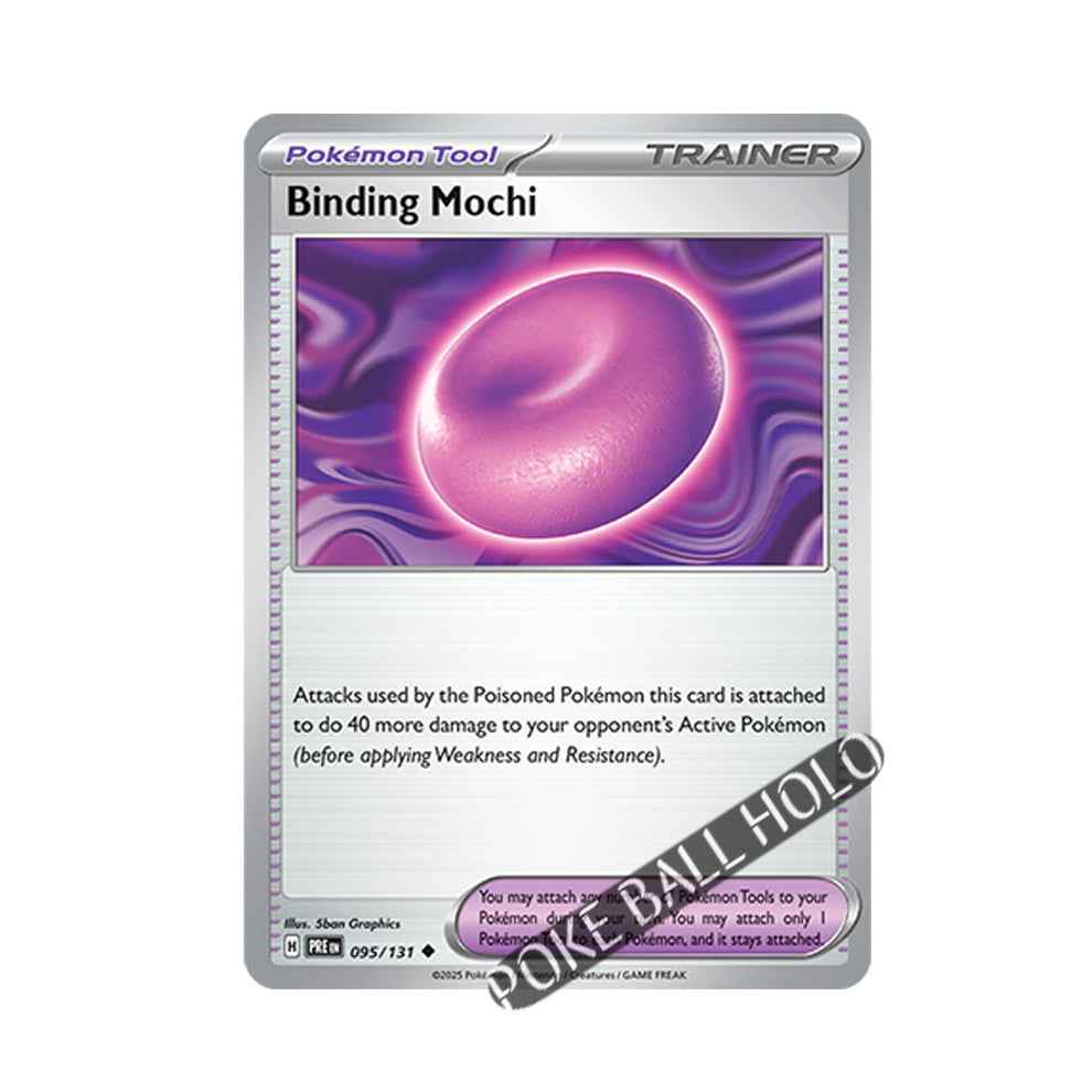 Binding Mochi Poke Ball Holo 095/131 - Shop Pokemon Cards – Mochi Pals